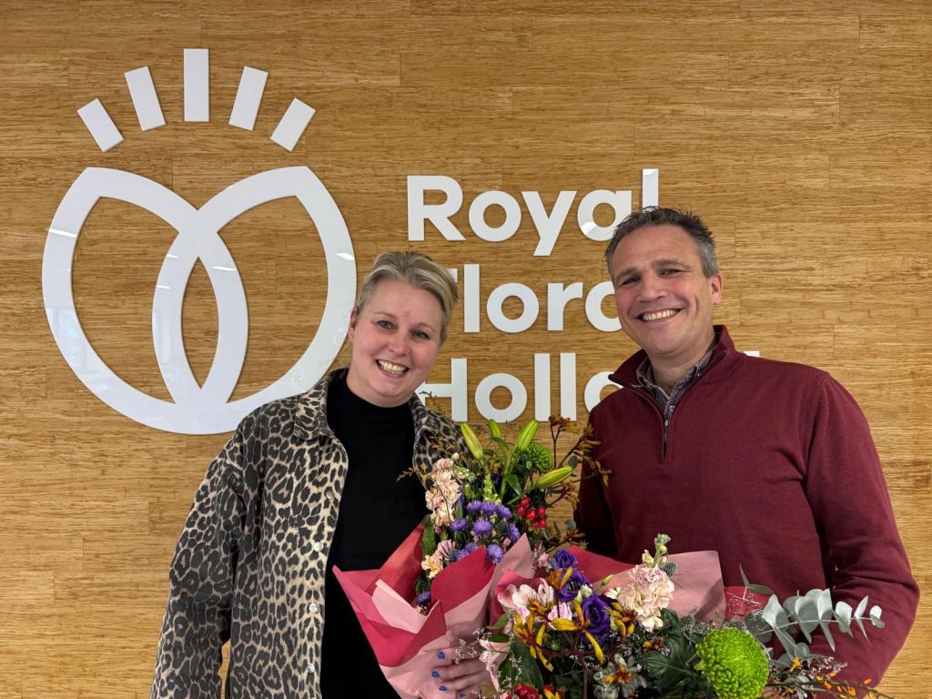 Mirjam van der Meer and Leo de Vries… | Royal FloraHolland